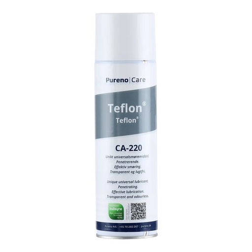 Teflonspray - Fedtfri smørremiddel